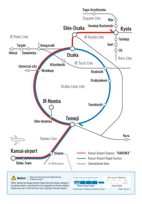 Kansai Airport to Osaka City Transport : Routes & Prices | Trip.com