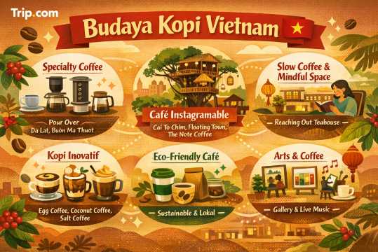 Spot Indah Menikmati Kopi di Vietnam | Trip.com