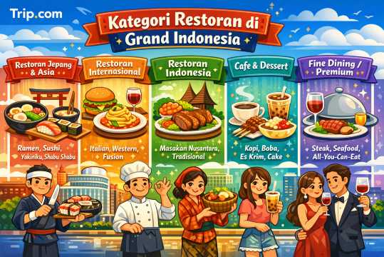 Restoran di Grand Indonesia Mall | Trip.com