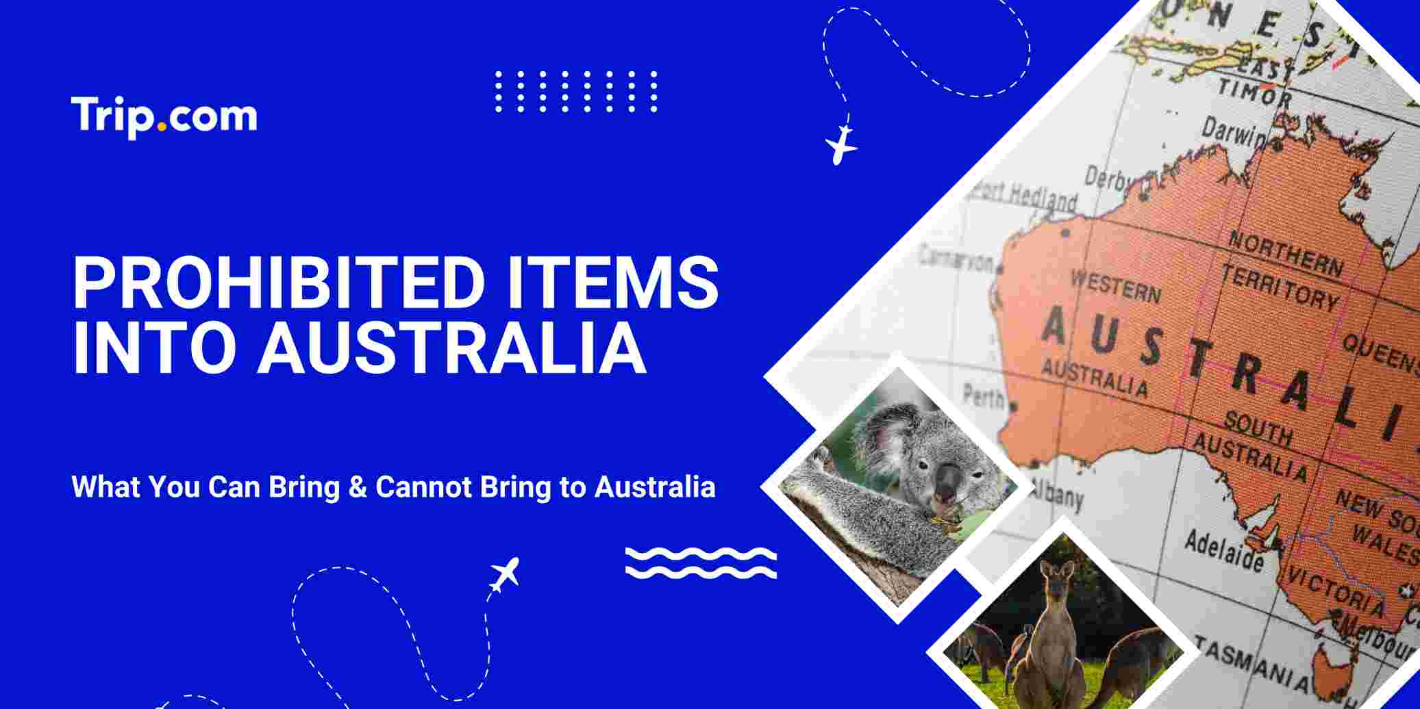 Items Prohibited from being brought into the Australia