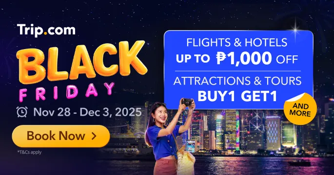 Trip.com Black Friday: Flight & Hotel Deals in the PH