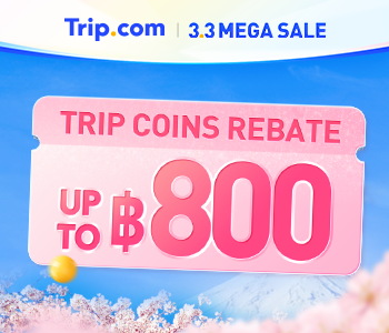 Trip.com | HELLO JAPAN - Trip Coins Rebate Up to ฿800