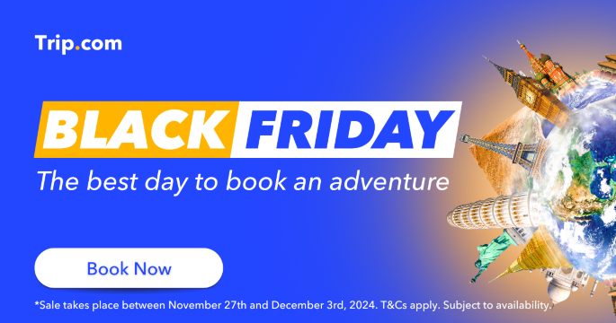 Trip.com Black Friday Deals for Flights, Hotels, and Trains