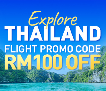 Trip.com | Explore Thailand - Flight Promo Code RM100 Off