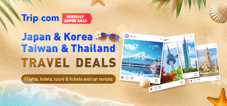 Trip.com flights, hotels and popular destination offers