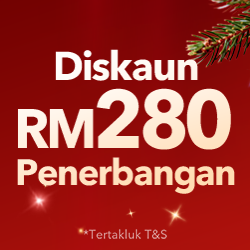 Diskaun RM280 Penerbangan