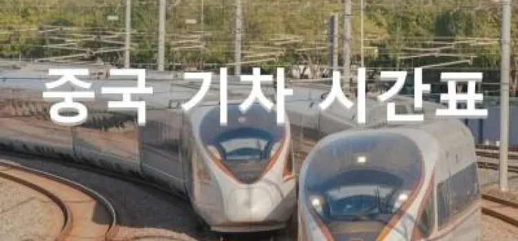 중국 기차 시간표 : 인기 노선과 예약 정보 최식 소식!